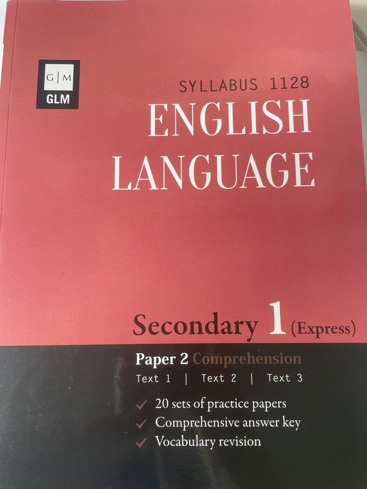 Secondary 1 Express English Assessment Book, Hobbies & Toys, Books ...