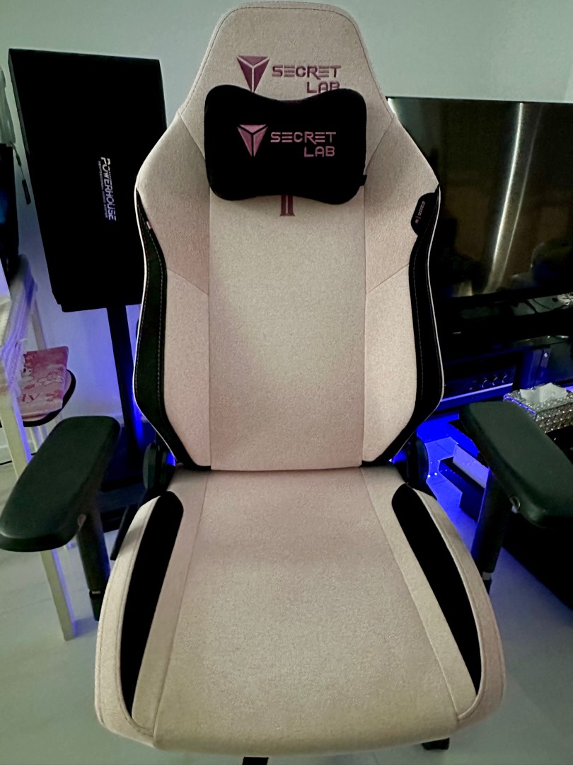 Secret Lab Titan Evo (pink), Furniture & Home Living, Furniture, Chairs ...