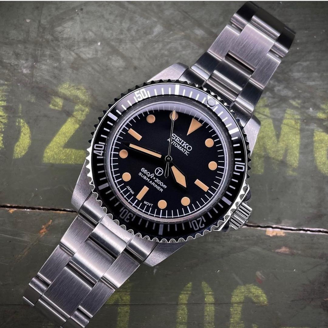 Seiko Vintage Submariner Mod, Men's Fashion, Watches & Accessories ...