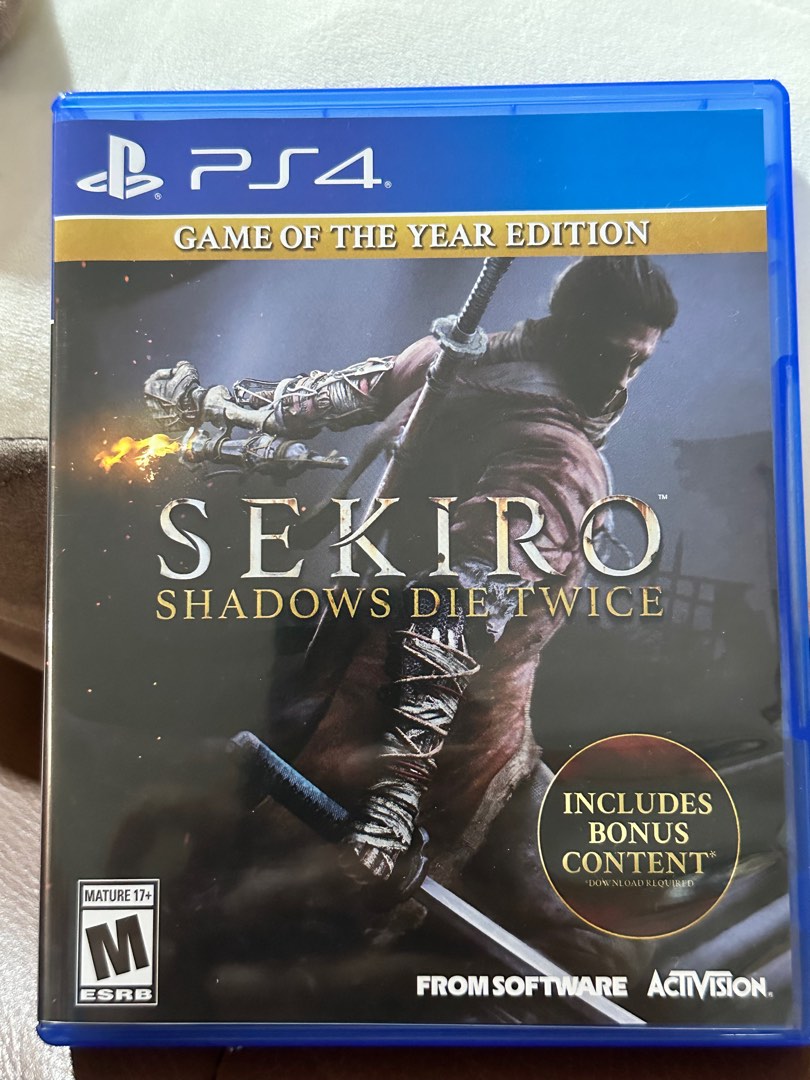 Sekiro Shadows Die Twice PS4 PS5, Video Gaming, Video Games, PlayStation on Carousell