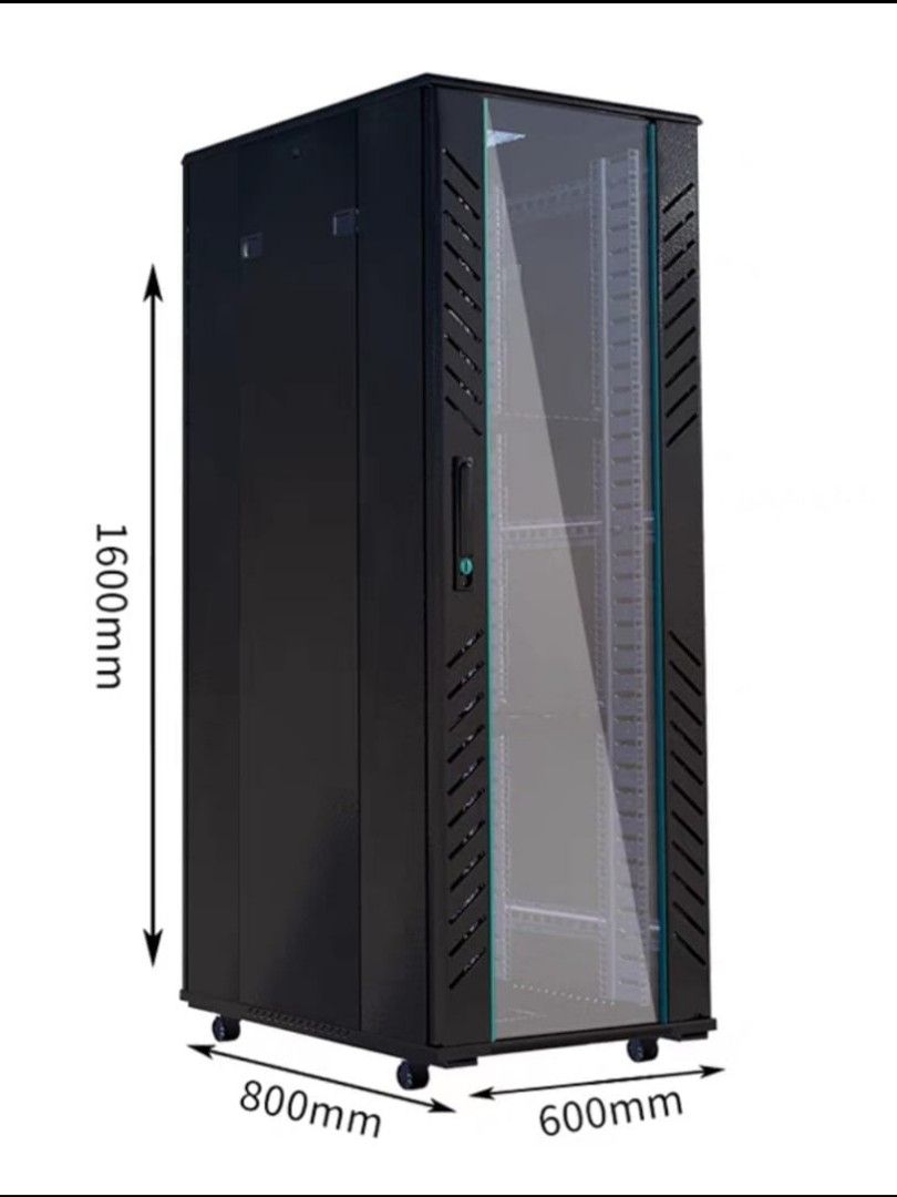 Server rack 32u with rollers, Computers & Tech, Office & Business ...