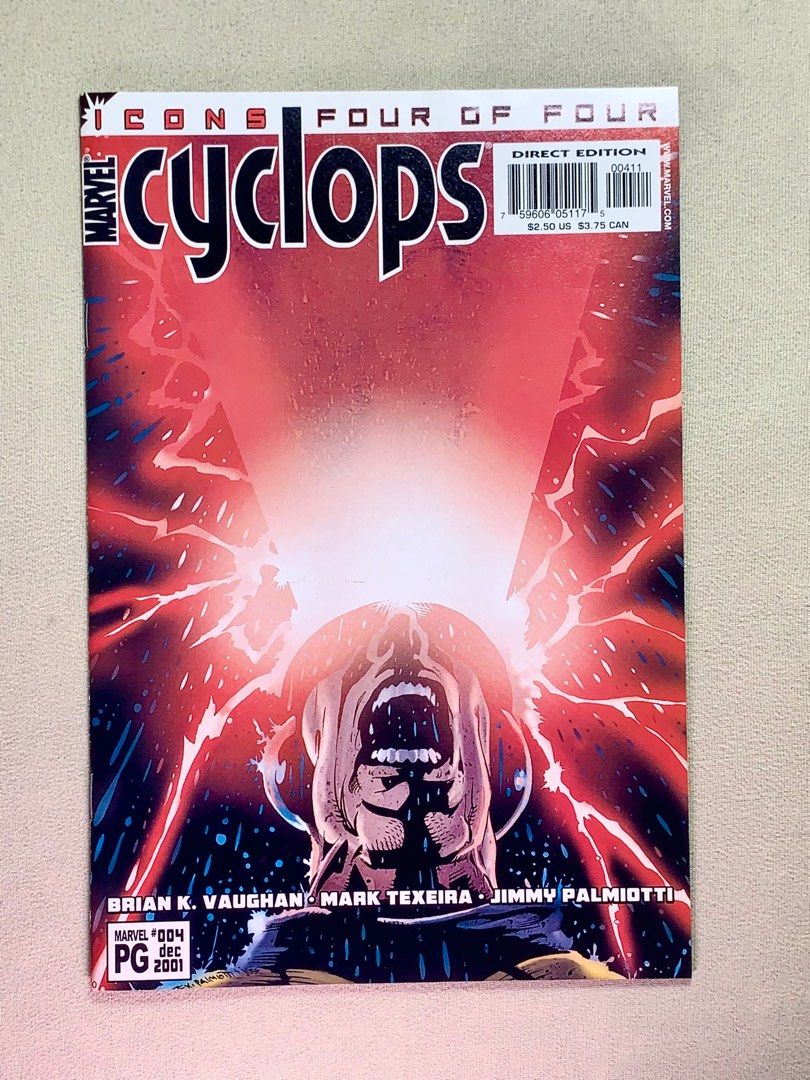 SET - Icons Cyclops mini series complete 1-4 X-Men Marvel Comics 2001 ...