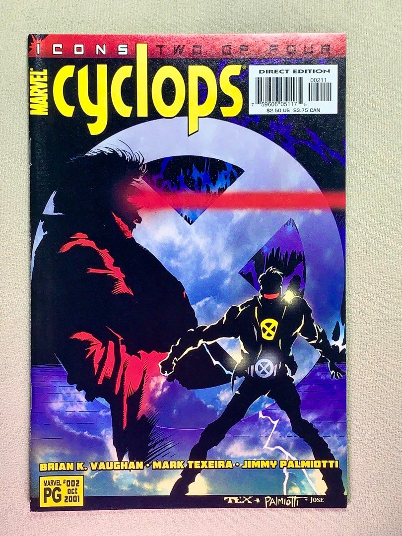 SET - Icons Cyclops mini series complete 1-4 X-Men Marvel Comics 2001 ...