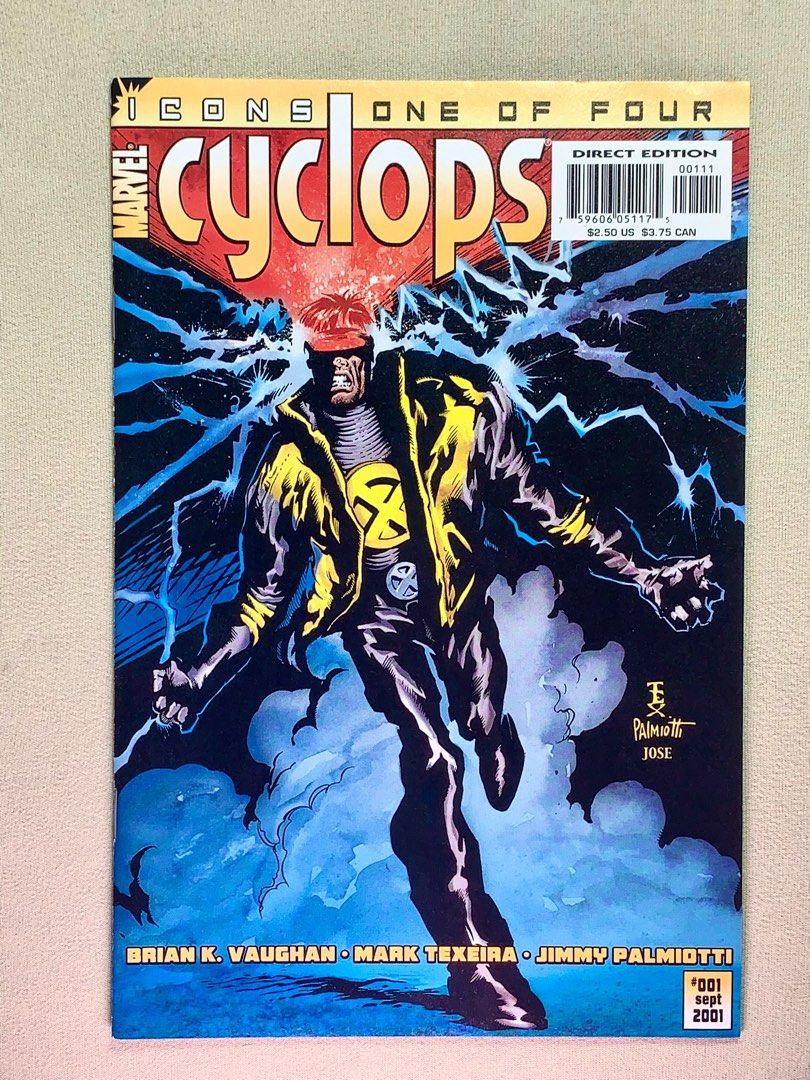 SET - Icons Cyclops mini series complete 1-4 X-Men Marvel Comics 2001 ...