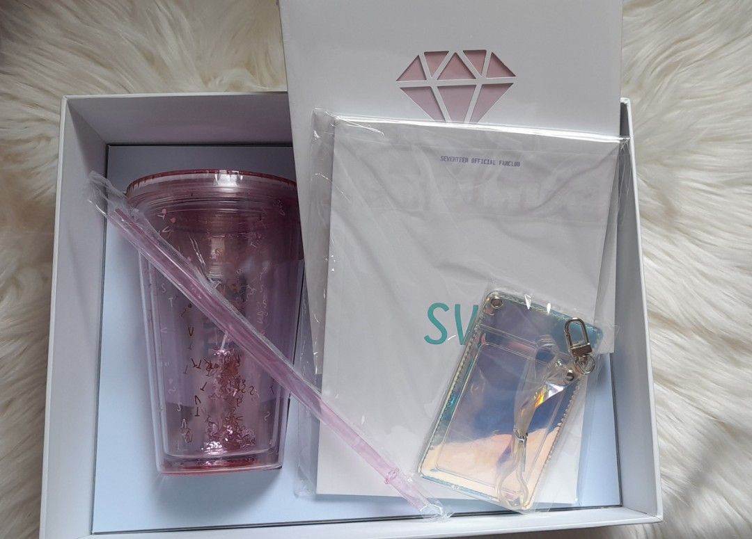 Seventeen svt 3rd gen carat kit full inclu except pc pcs with tumbler ...