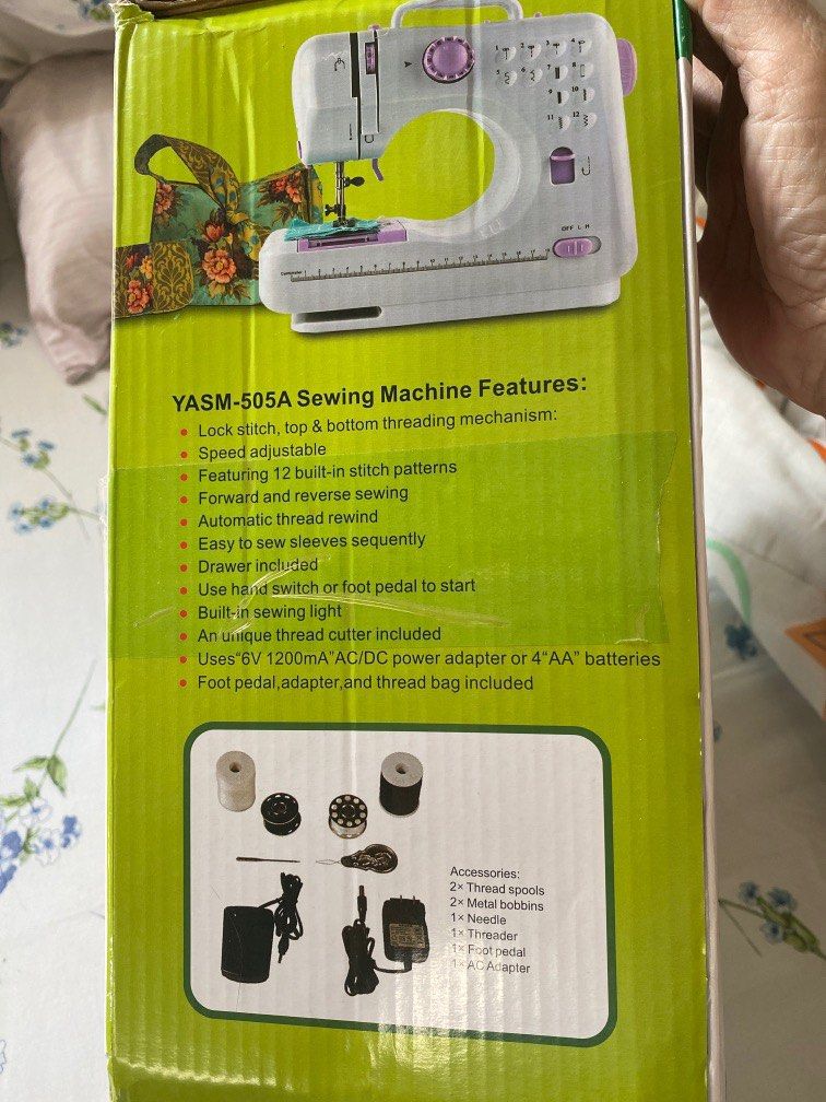 Sewing machine YASM - 505A, Hobbies & Toys, Stationery & Craft, Handmade Craft on Carousell