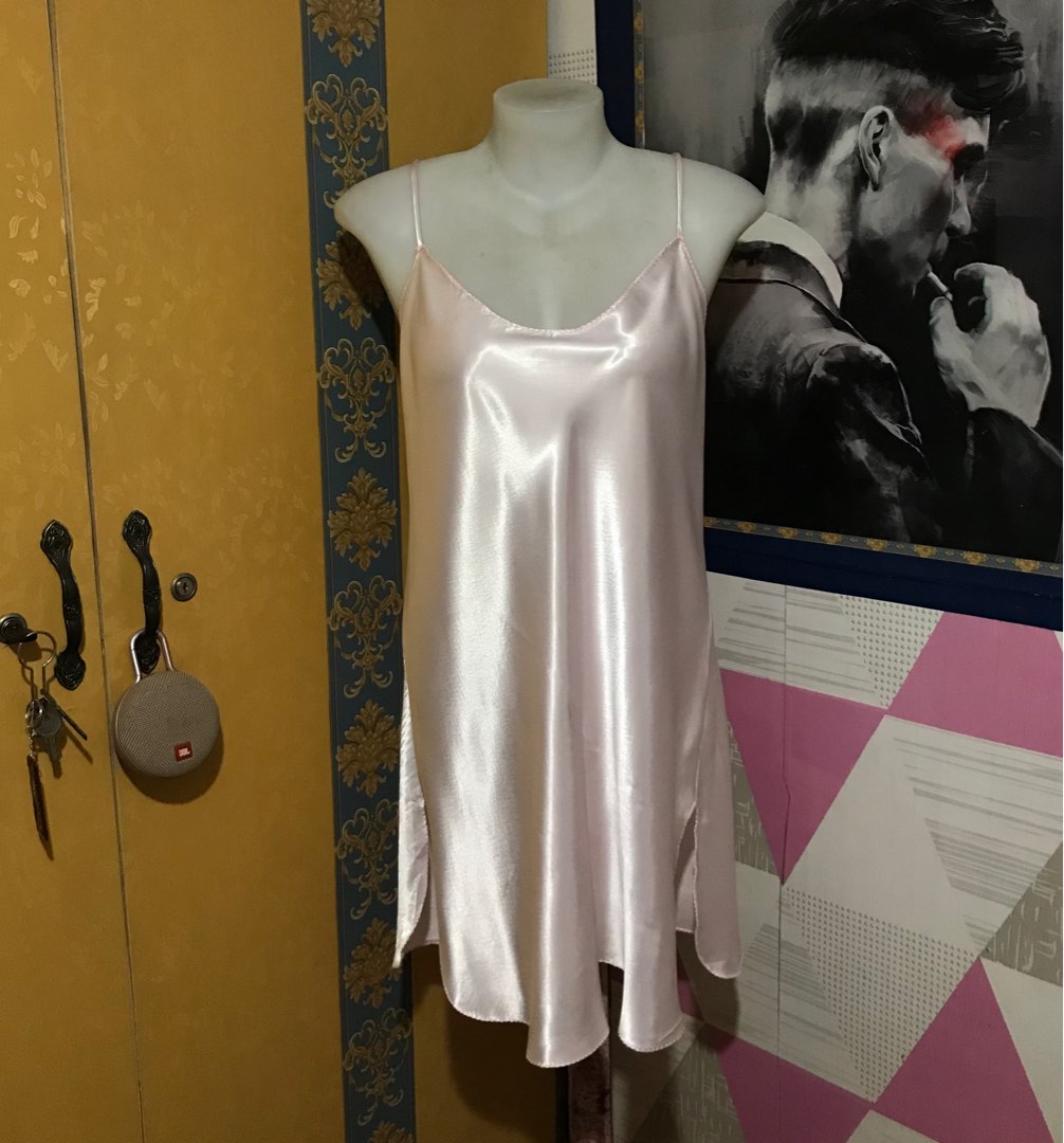 Sexy baby pink slip, Women's Fashion, Undergarments & Loungewear on ...