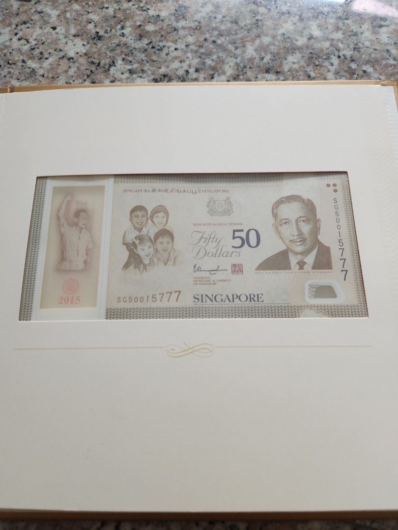 SG50 Commemorative Note, Hobbies & Toys, Memorabilia & Collectibles ...