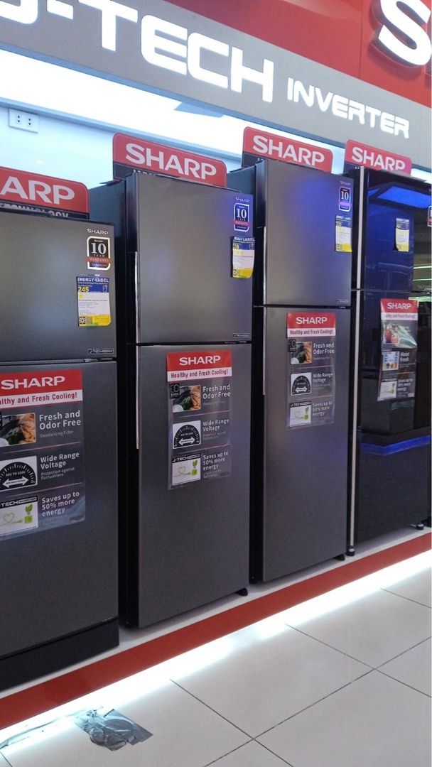 SHARP NO FROST INVERTER REFRIGERATOR, TV & Home Appliances, Kitchen ...