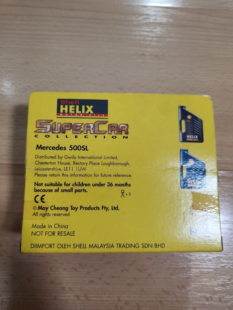 Shell Helix Super Car Collection - Mercedes 500SL, Hobbies & Toys ...