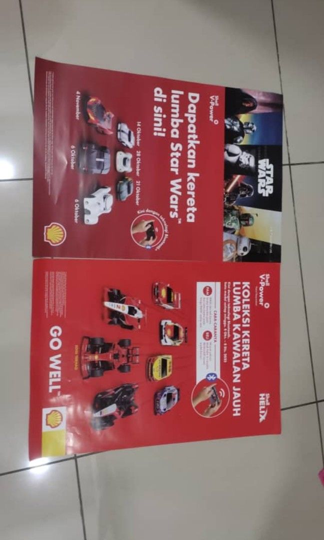 Shell poster, Hobbies & Toys, Toys & Games on Carousell