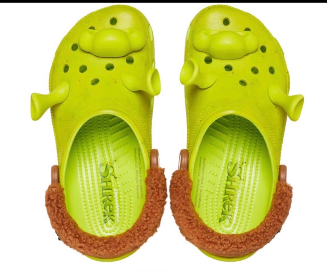 Shrek crocs, Luxury, Sneakers & Footwear on Carousell