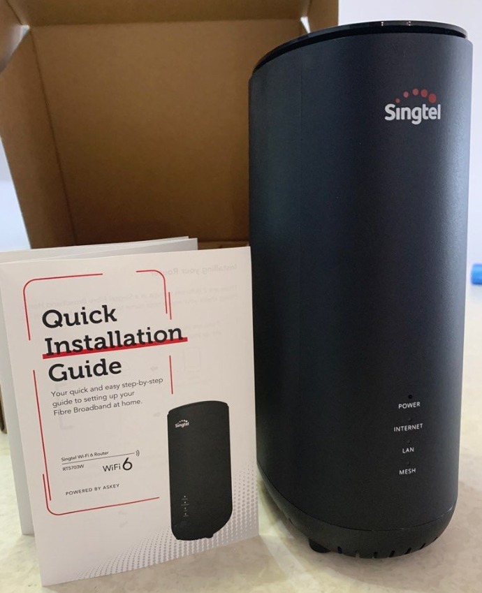 SingTel wifi 6 router - RT5703W-D171, Computers & Tech, Parts & Accessories, Networking on Carousell