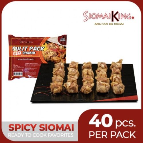 Siomai King Spicy Siomai Sulit Pack (40pcs), Food & Drinks, Chilled ...