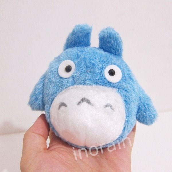 Small Totoro Plush doll Limited Green Totoro Blue Totoro with Leaf ...