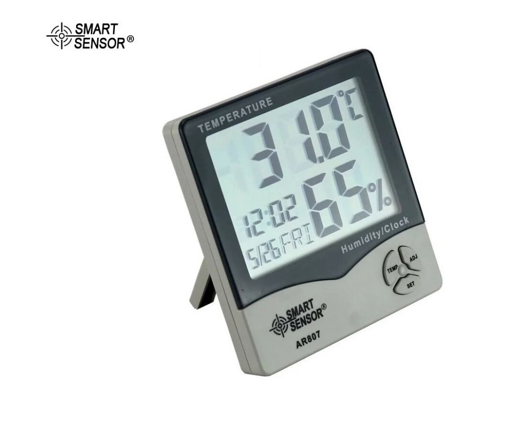 SMART Sensor AR807 Humidity Temperature Indicator Desk Thermo ...