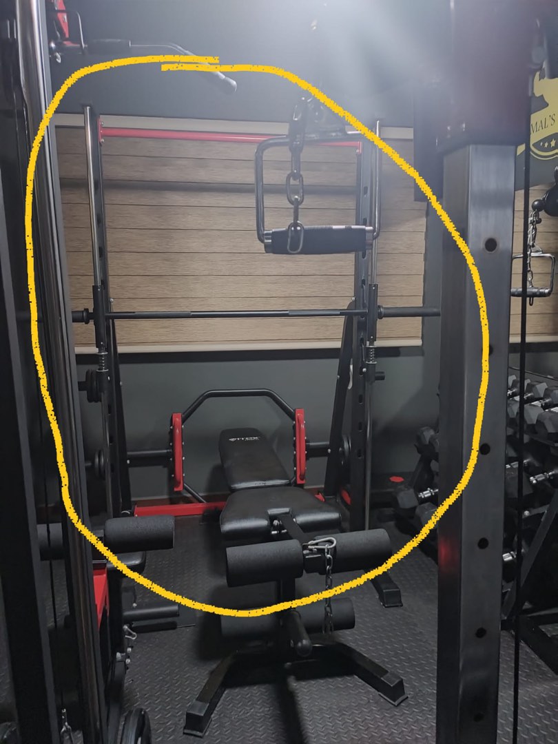 Smith machine, Sports Equipment, Exercise & Fitness, Cardio & Fitness ...