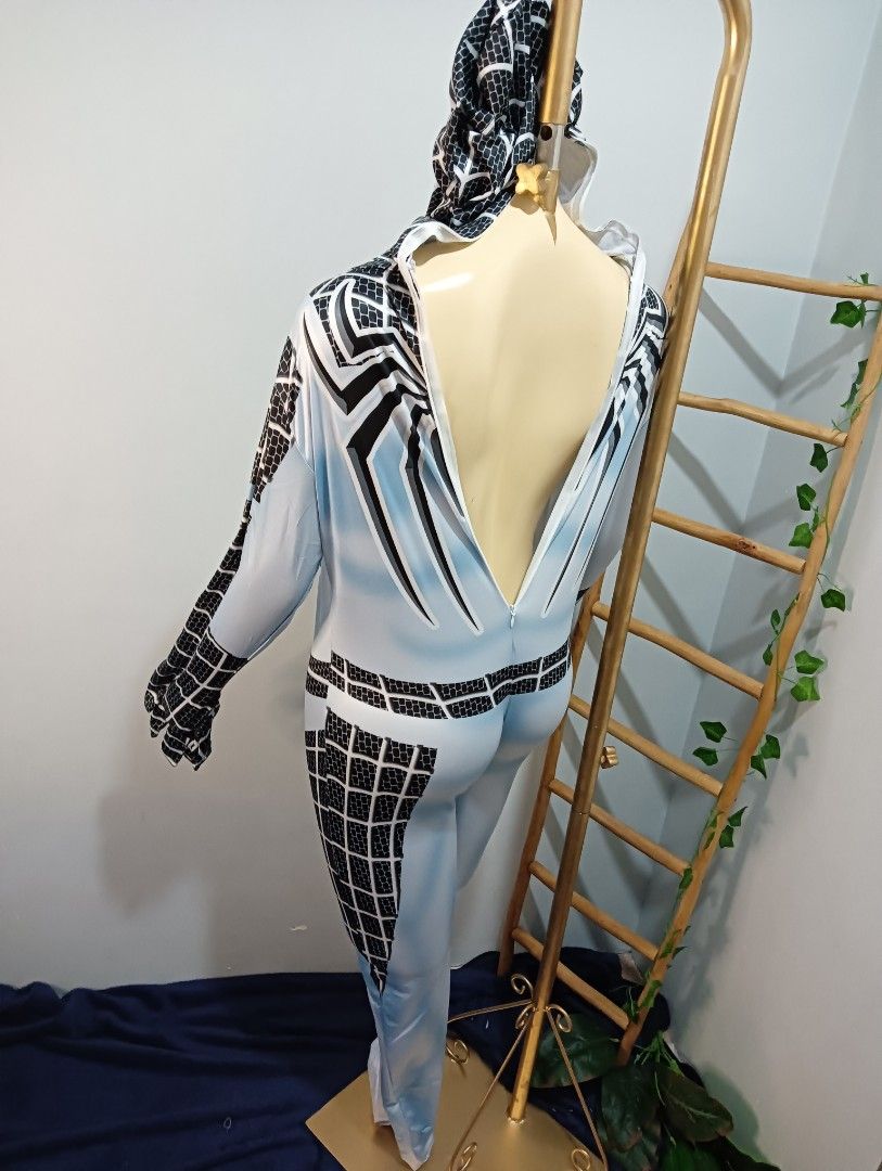 Spider Jumpsuit Cosplay Costume Superhero Spiderman Theme Unitard ...