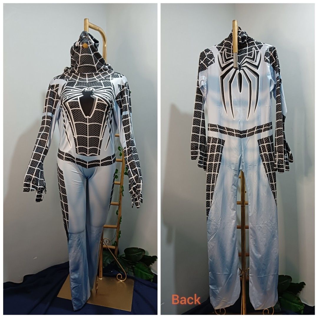Spider Jumpsuit Cosplay Costume Superhero Spiderman Theme Unitard ...