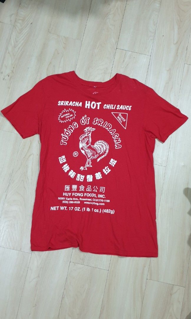 Sriracha Hot Official Merchandise, Men's Fashion, Tops & Sets, Tshirts ...