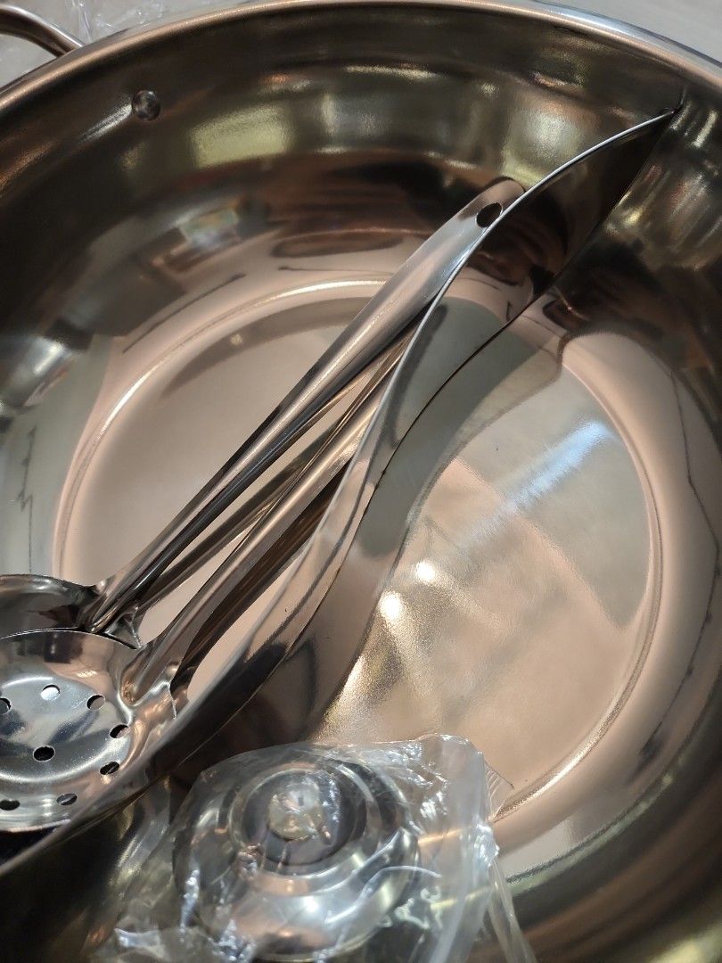 Stainless Steel Steamboat Pot 2 flavors yuanyang guo, Furniture & Home ...