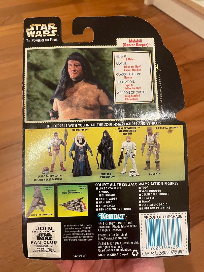 Star Wars Malakili (Rancor Keeper) The Power of the Force, Hobbies ...
