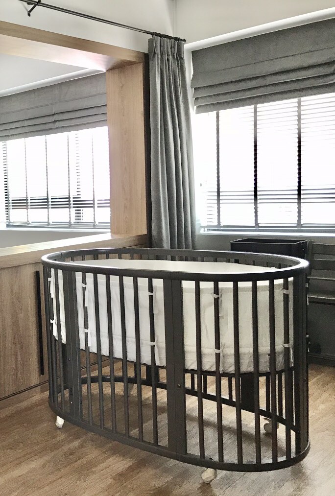Stokke Hazy Grey Sleepi V2/V3 Bed Cot, Babies & Kids, Baby Nursery ...