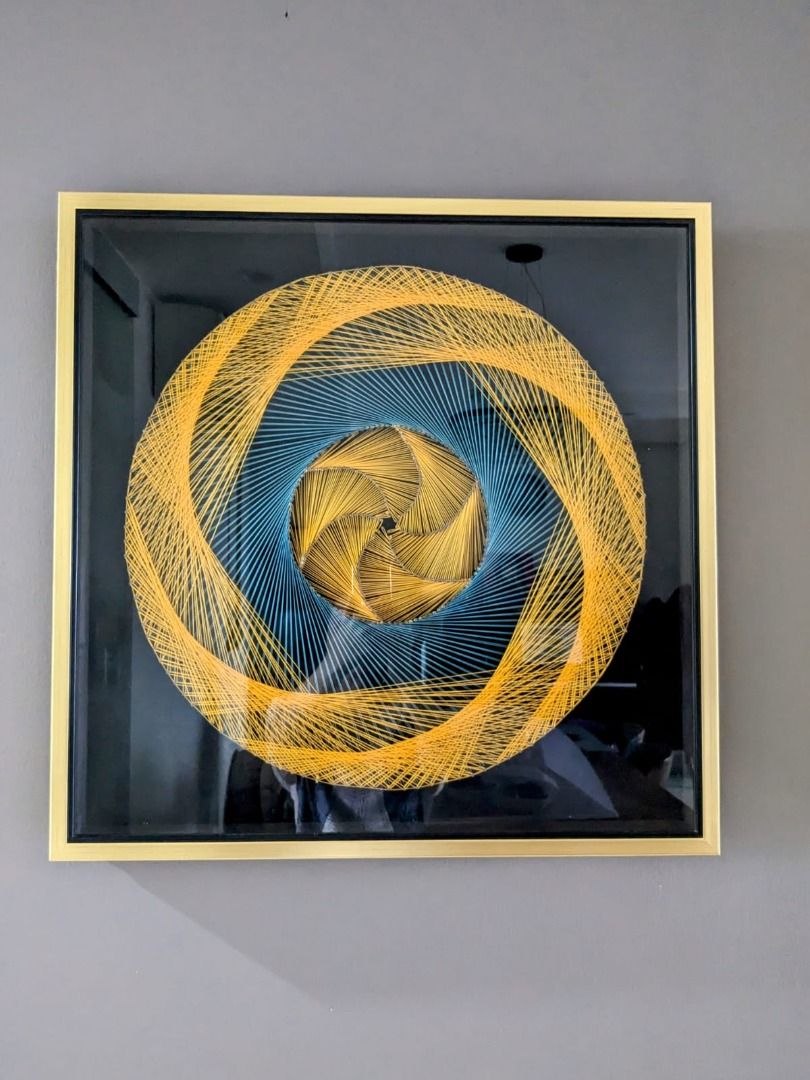 String art portrait painting for home display, Furniture & Home Living ...