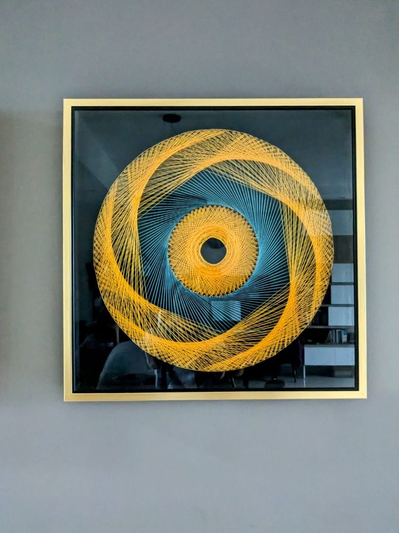 String art portrait painting for home display, Furniture & Home Living ...