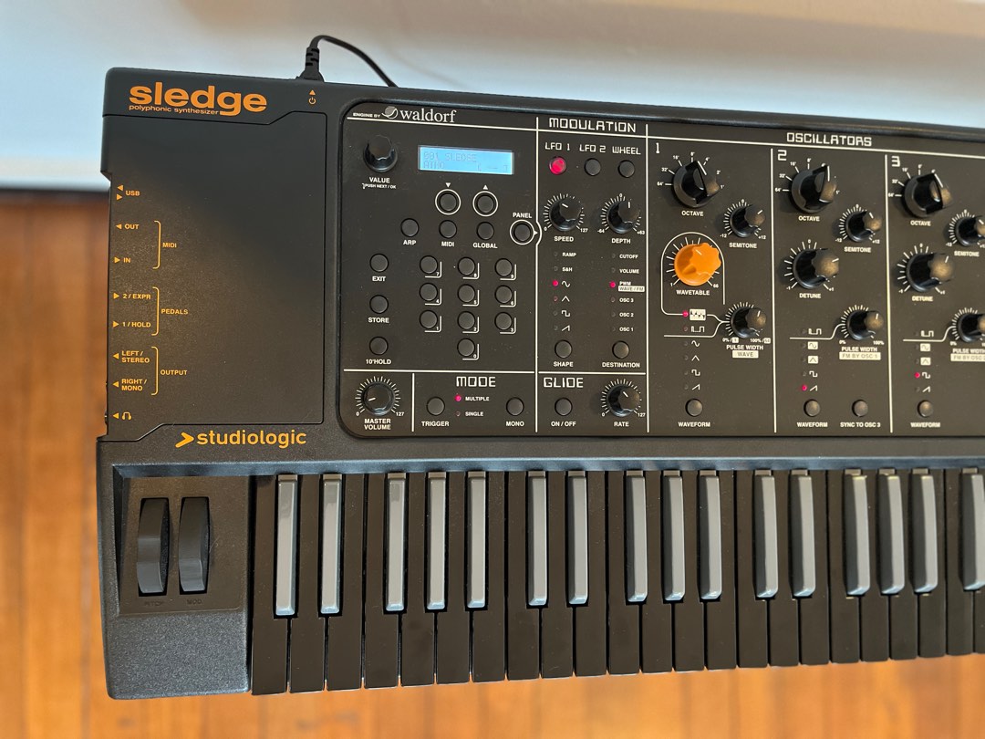 Studiologic Sledge 2.0 Black Edition synthesizer keyboard (free ...