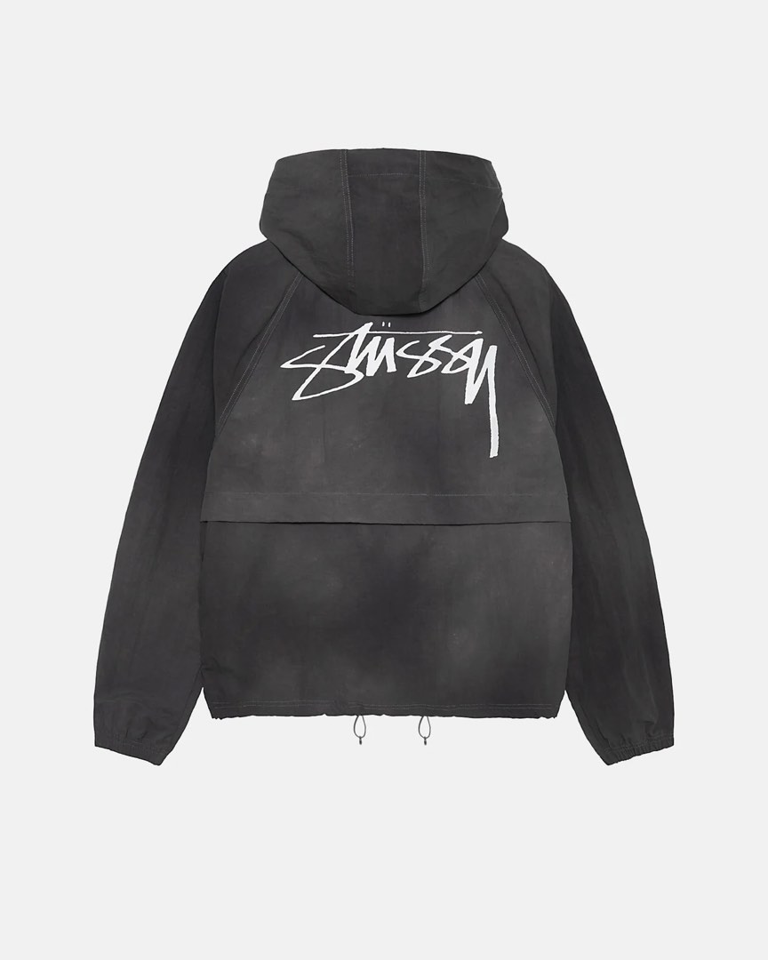 STUSSY BEACH SHELL WAVE DYE JACKET 風衣 外套 渲染, 他的時尚, 外套、夾克、大衣在旋轉拍賣