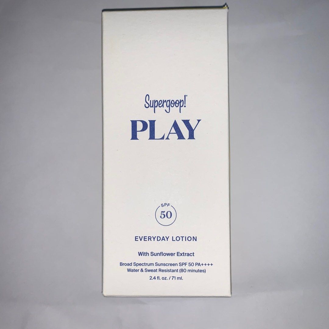 SUPERGOOP! PLAY Everyday Lotion With Sunflower Extract Broad Spectrum ...