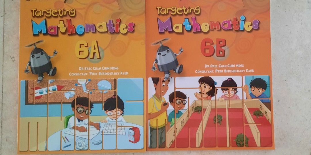 Targeting Mathematics Textbooks Primary 6A/6B, Hobbies & Toys, Books ...