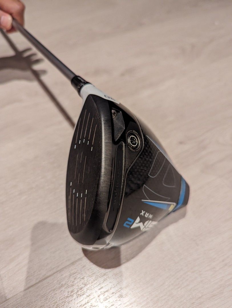 TaylorMade SIM 2 MAX driver, Sports Equipment, Sports & Games, Golf on ...