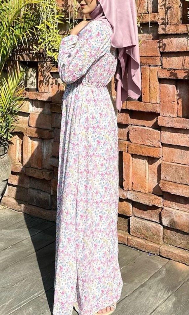 TBG GUMPK DRESS IN SIZE PTP 60, Women's Fashion, Muslimah Fashion ...