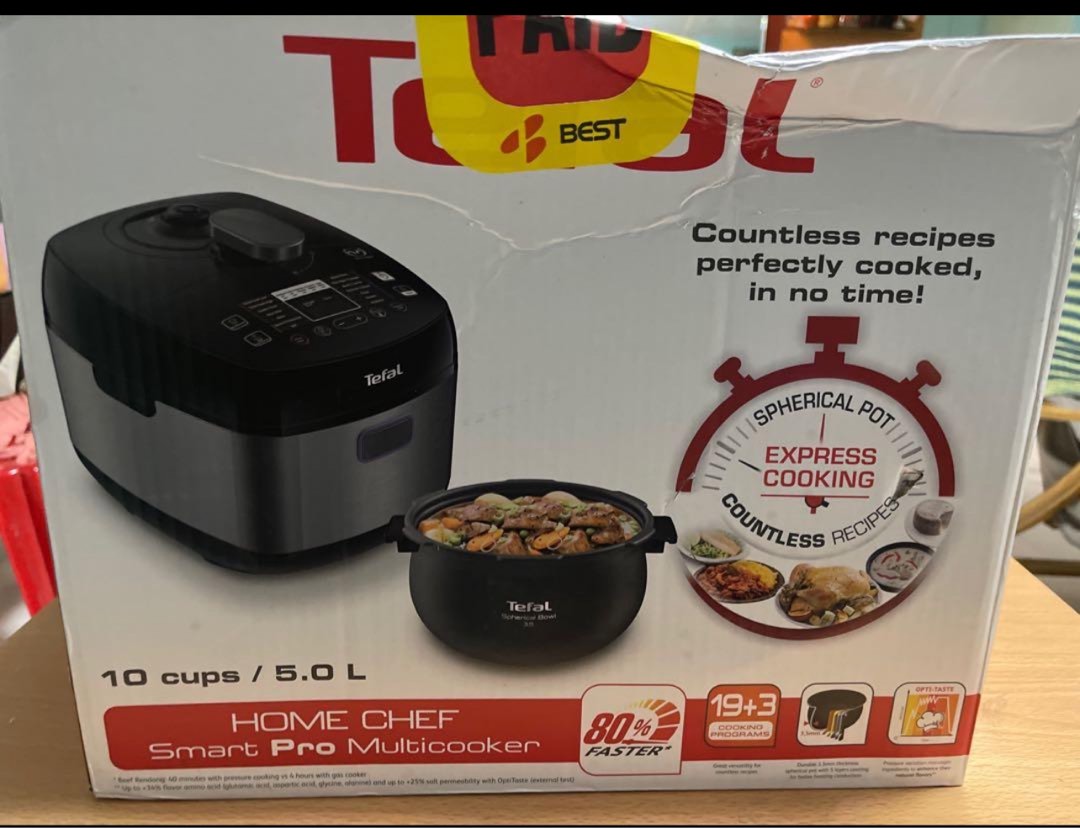 Tefal 5.0L Rice and smart pro multi cooker, TV & Home Appliances ...