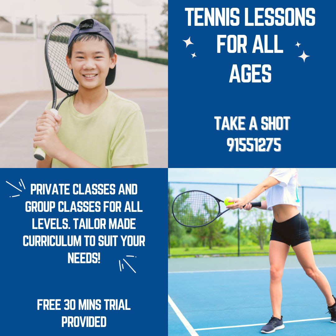 Tennis Lesson/ For all ages/ Beginners & Intermediate, Learning ...
