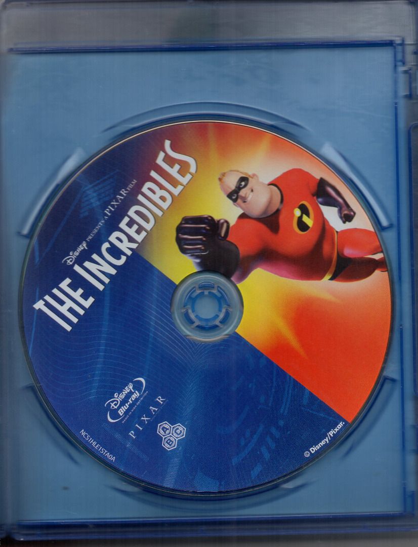 The Incredibles ***original blu-ray disc***, Hobbies & Toys, Music ...