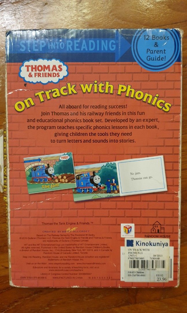 Thomas and Friends On Track with Phonics (12 books) (with normal mail ...