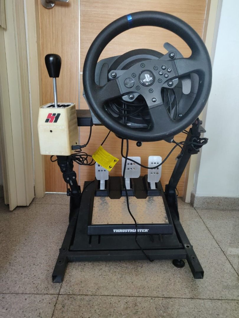 Thrustmaster T300, TLCM pedals and SHH Shifter Set, Video Gaming ...