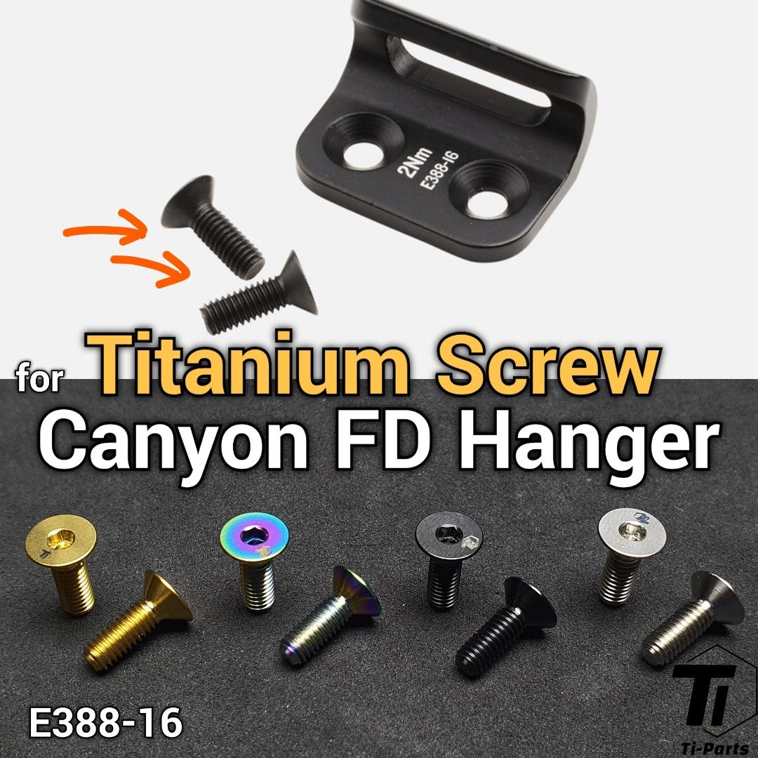 Titanium Screw for Canyon E388-16 Front Derailleur Hanger | Grail ...