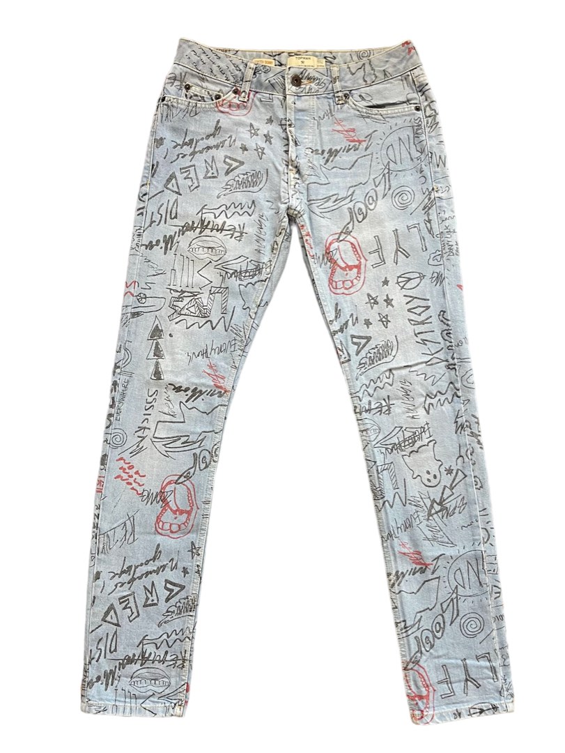 TOPMAN Jeans, Men's Fashion, Bottoms, Jeans on Carousell