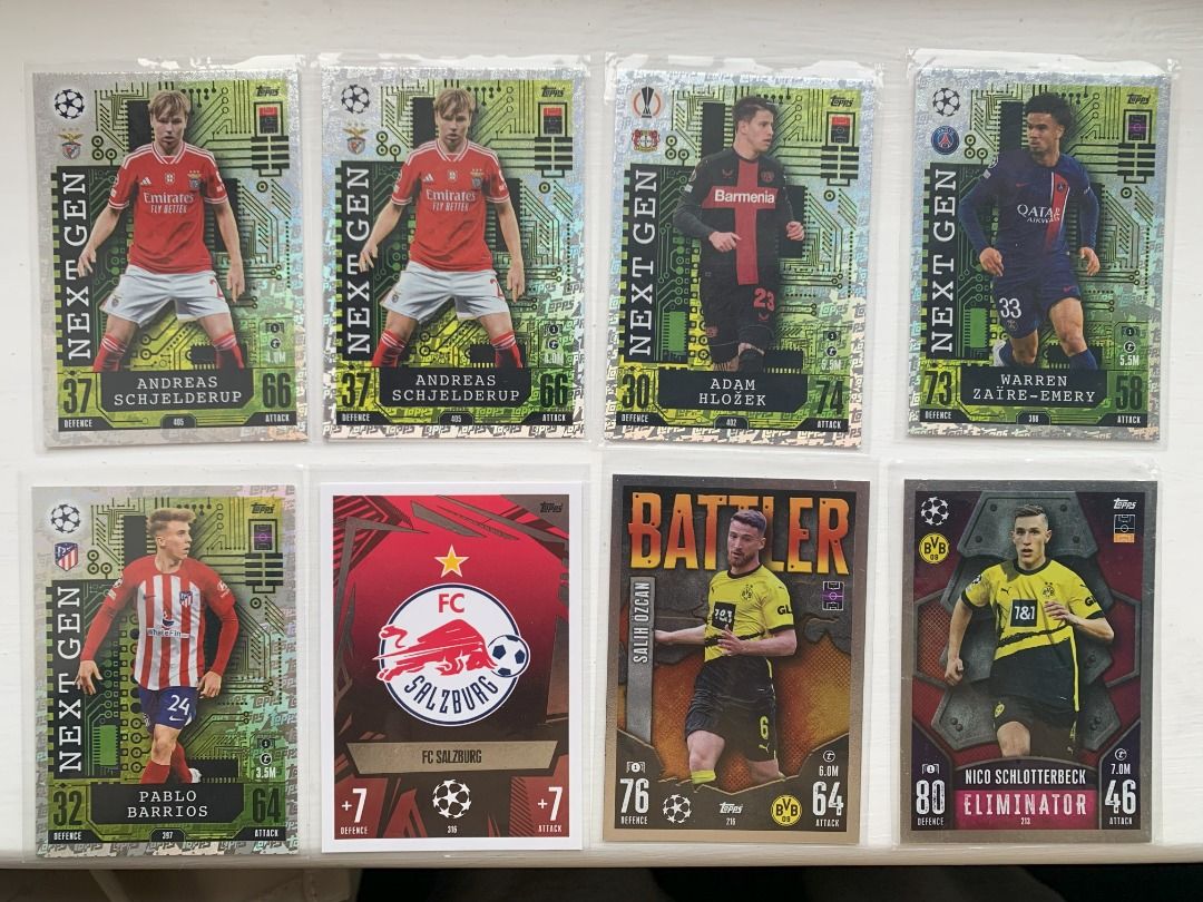 Topps Match Attax 23/24 Base/Shinny/Badge/1st Edition/Next Gen/MOM/Cult ...