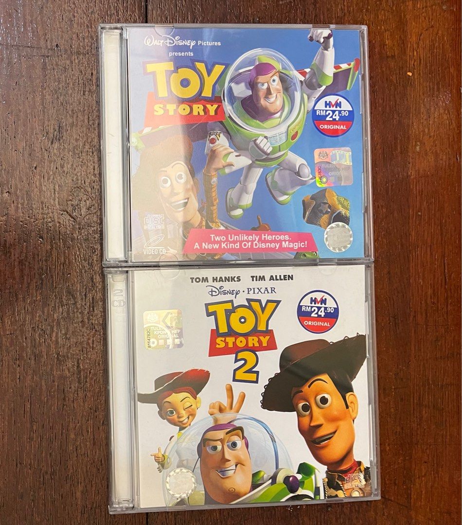 Toy Story 1&2 VCD, Hobbies & Toys, Music & Media, CDs & DVDs on Carousell