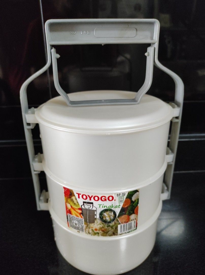 Toyogo Tingkat Food Stacking Containers, Furniture & Home Living ...