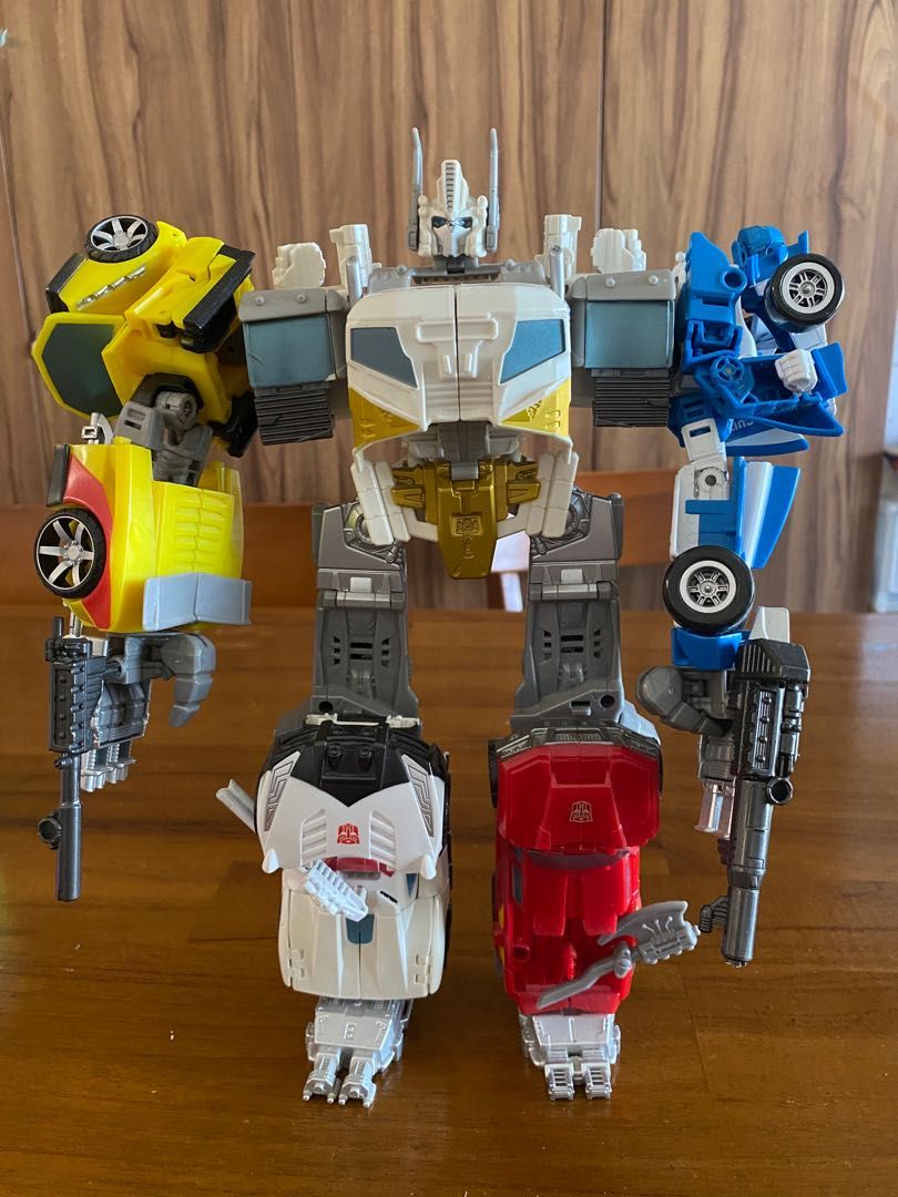 Transformers combiner wars rare white optimus Maximus, Hobbies & Toys ...