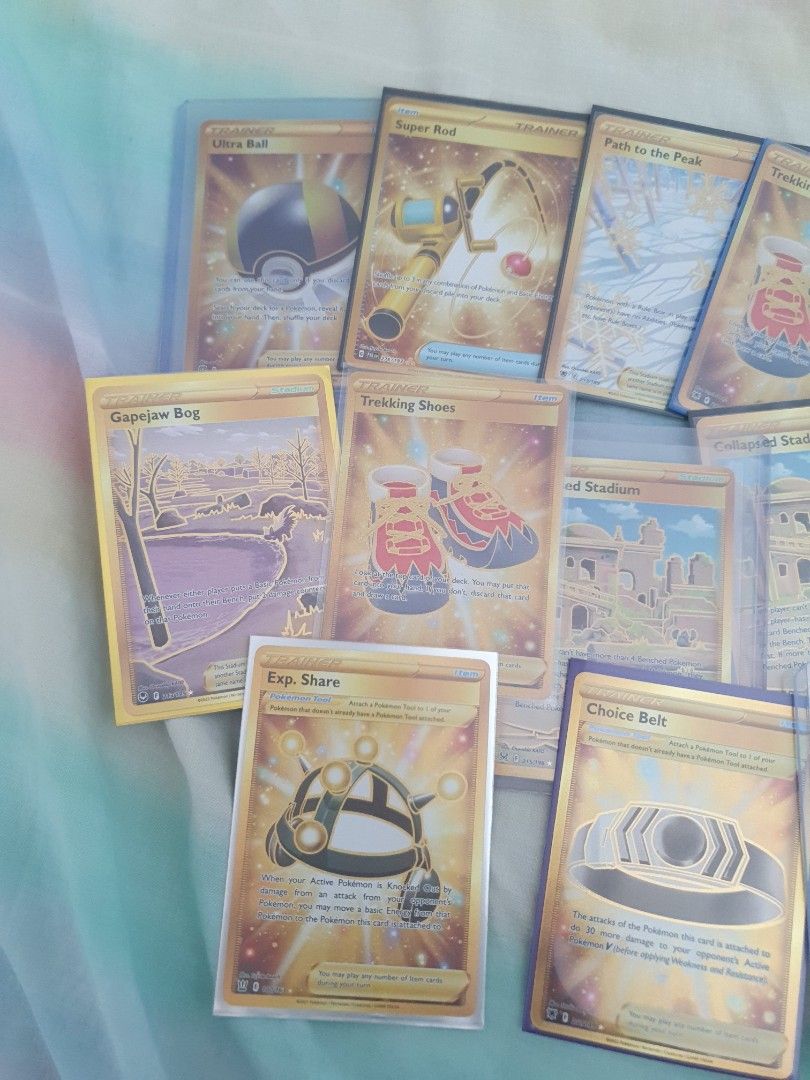 Ultra Ball | Super Rod | Dark Patch | Collapsed Stadium| Belt|Pokemon ...