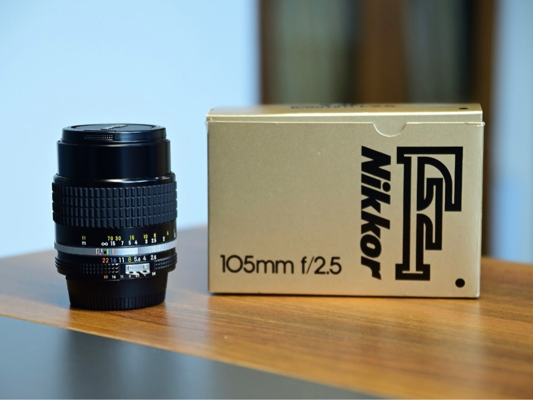 Unused Nikon Ai-S 105mm f2.5 Lens, Photography, Lens & Kits on Carousell