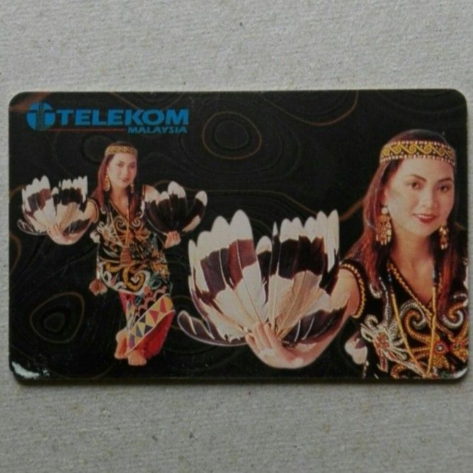 Used Telekom Phone Cards - Costume of Orang Ulu, Hobbies & Toys ...