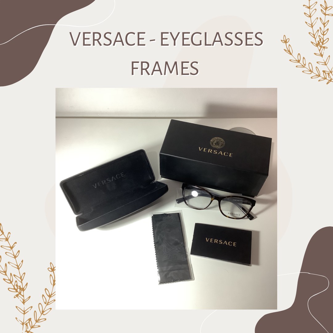 VERSACE - Eyeglasses Frames, Women's Fashion, Watches & Accessories ...